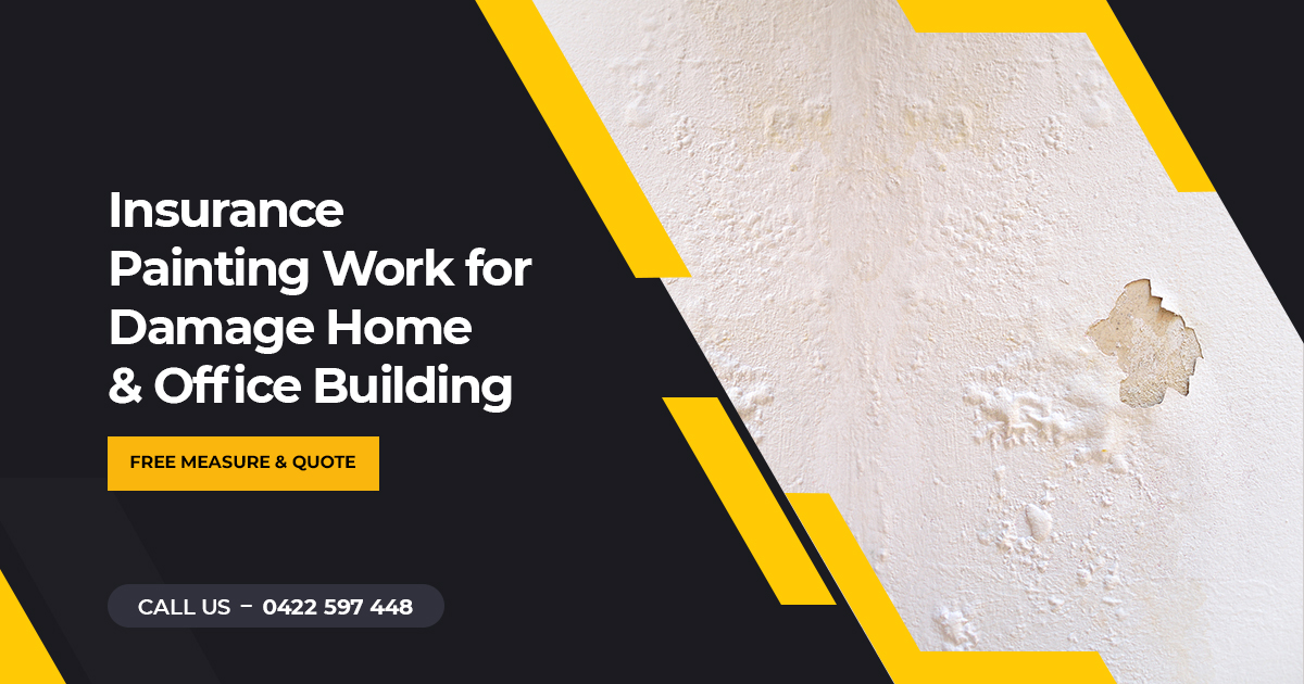 Insurance Painting Work for Damage Home & Office Building